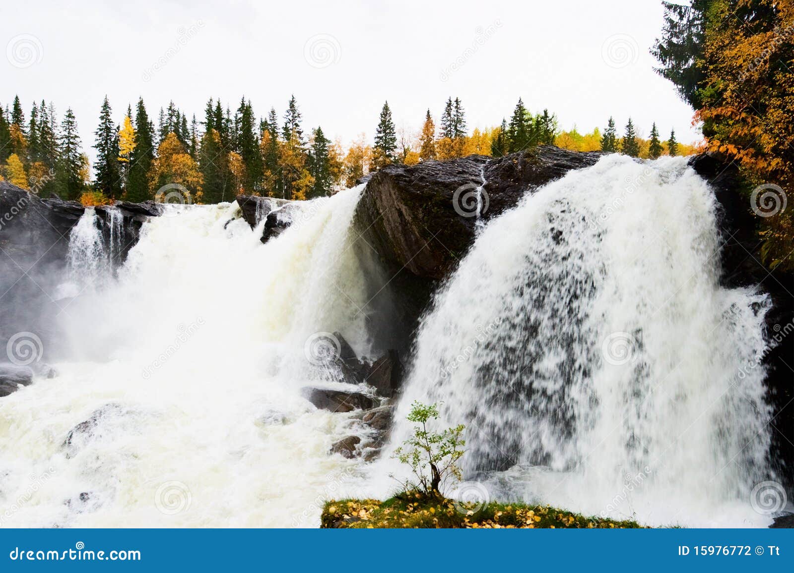Big Waterfall stock photo. Image of beautiful, color - 15976772