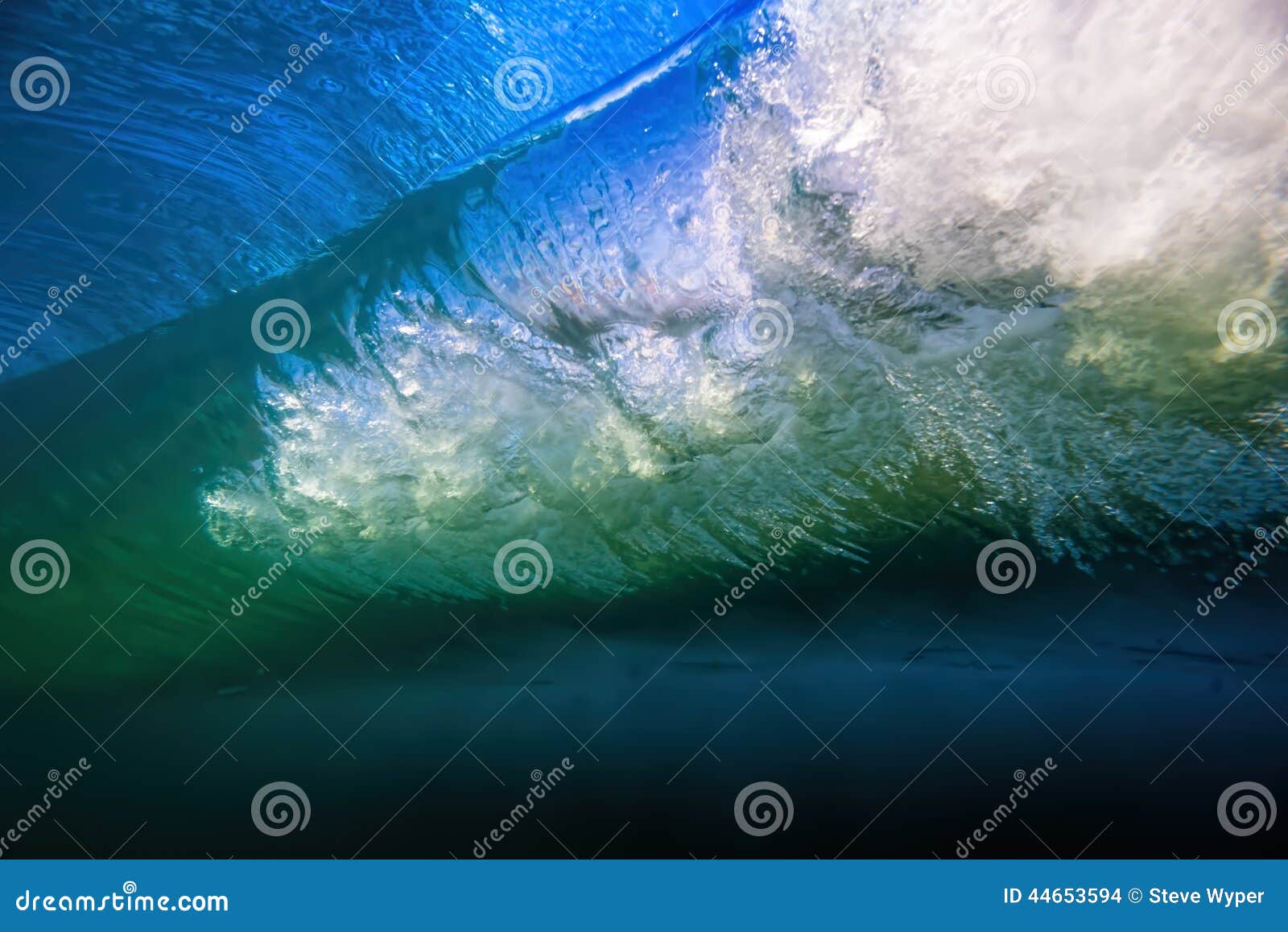 Big Wave Barrel Underwater stock photo. Image of hawaii - 44653594