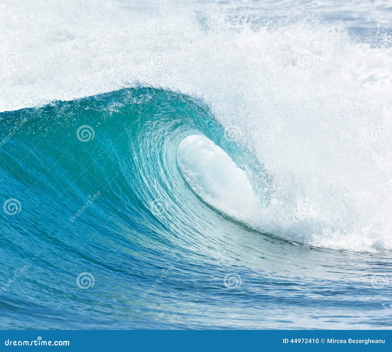 Big Wave Breaking - Summer Background Stock Photo - Image of ...