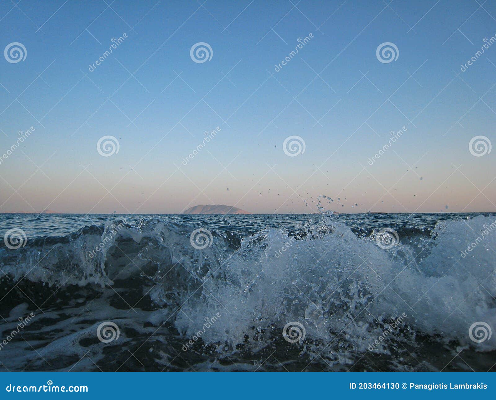 A big wave is coming to us stock photo. Image of greece - 203464130