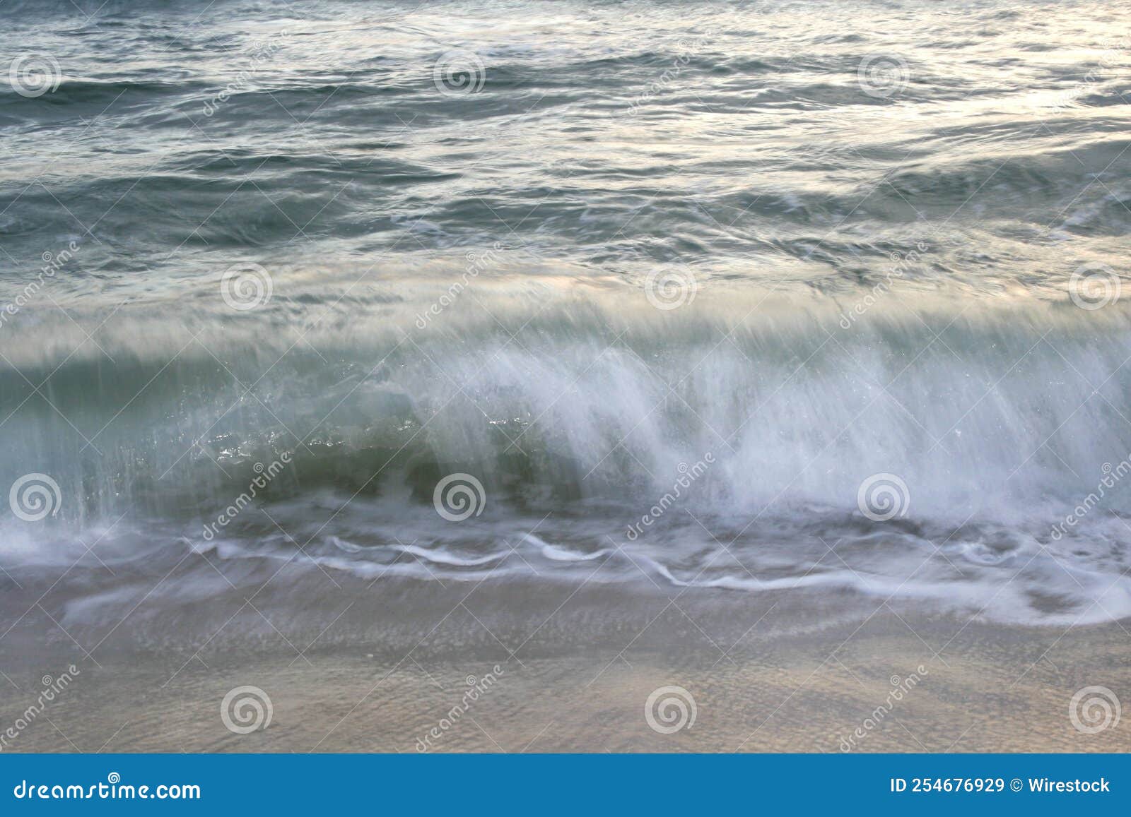 Big Wave Hitting the Seashore Stock Image - Image of summer, rock ...