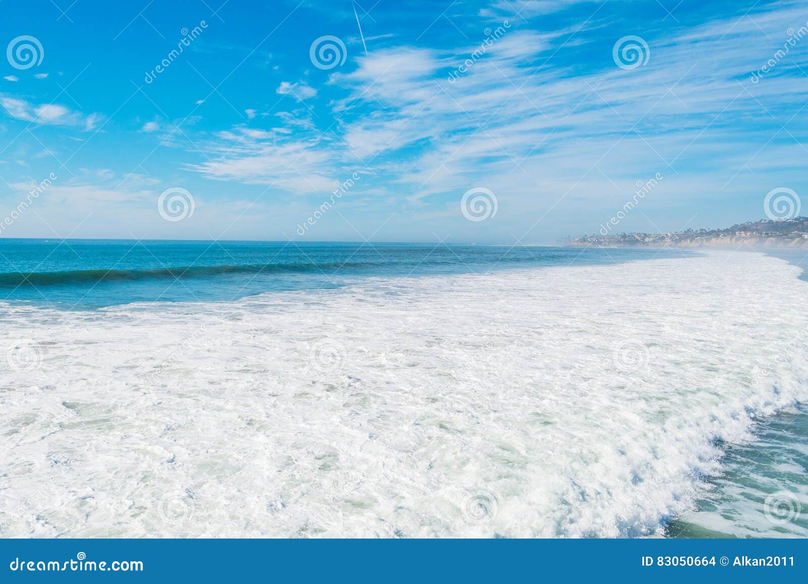 Big wave in Pacific Beach stock photo. Image of blue - 83050664