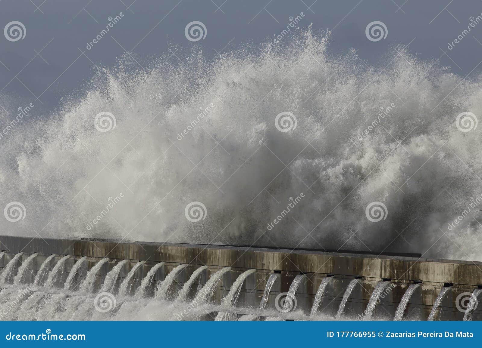 Big wave splash stock image. Image of coast, cyclone - 177766955