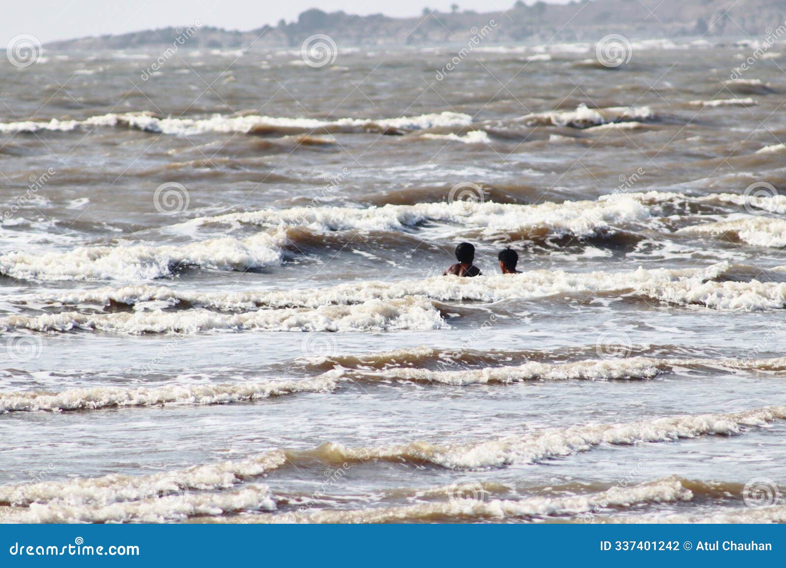 Big Waves are Rising in the Ocean Stock Photo - Image of banner ...