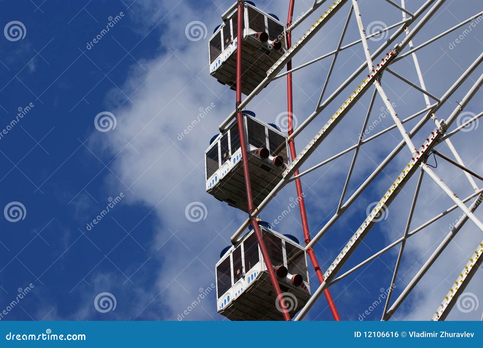 Big wheel stock photo. Image of entertainments, summer - 12106616