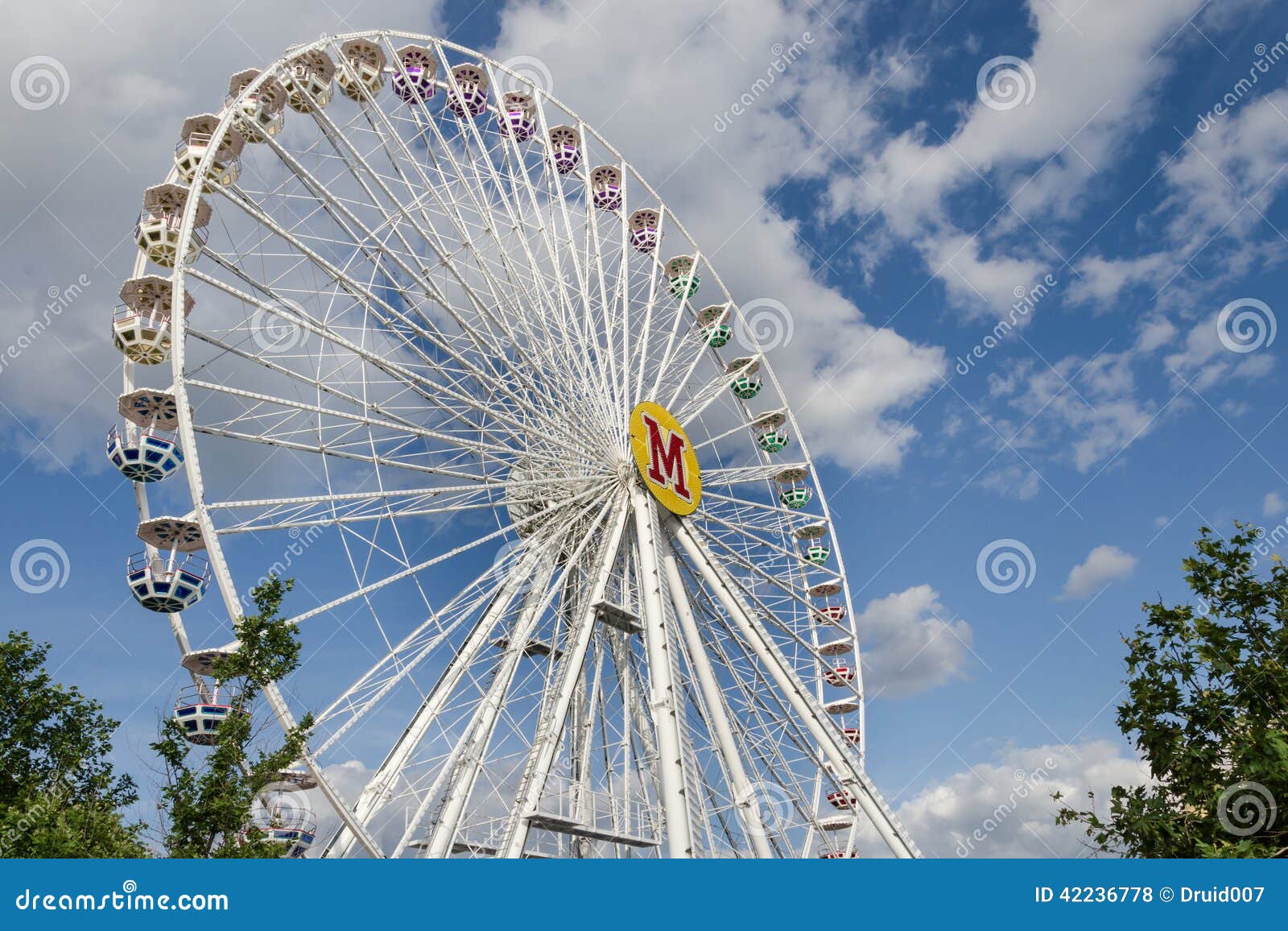Big wheel stock photo. Image of round, structure, metal - 42236778