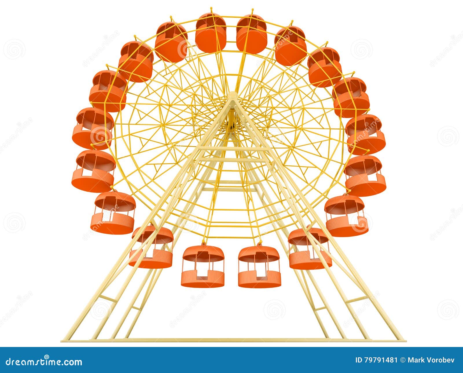 Big Wheel Closeup Isolated on White Background. 3d Rendering Stock ...
