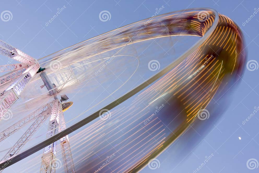 Big wheel on a fun fair stock image. Image of carnival - 5180809