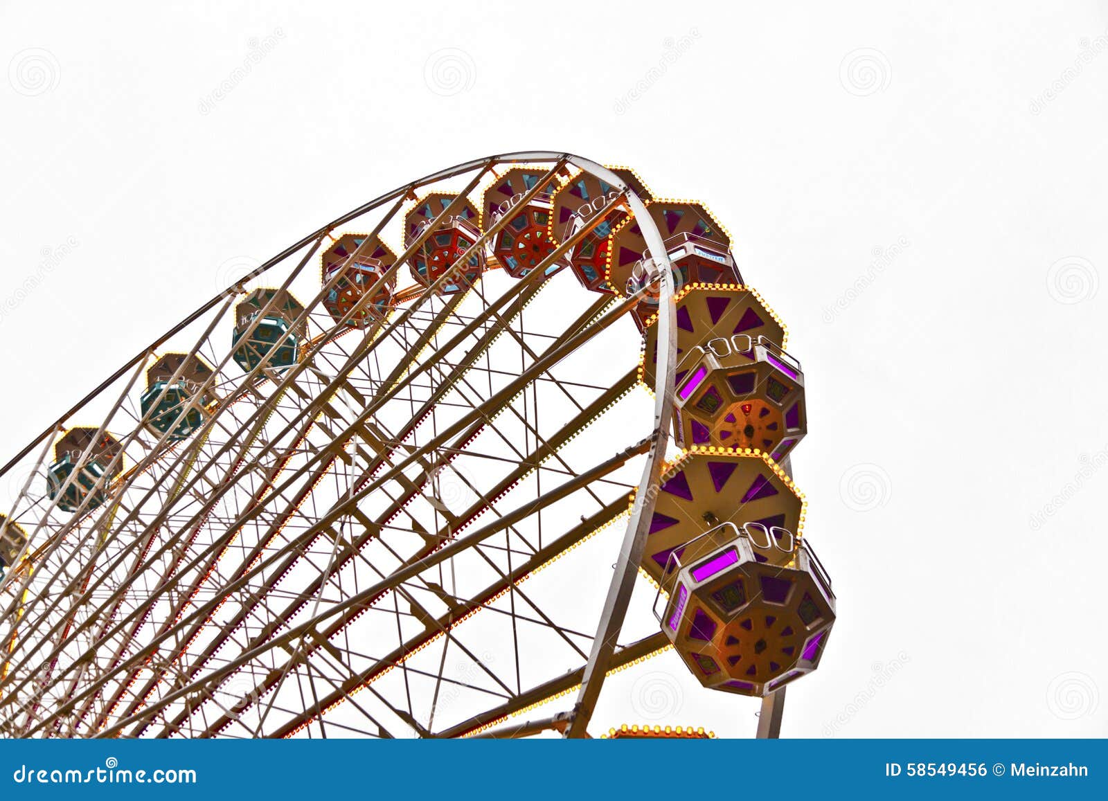Big wheel in motion stock photo. Image of fair, high - 58549456