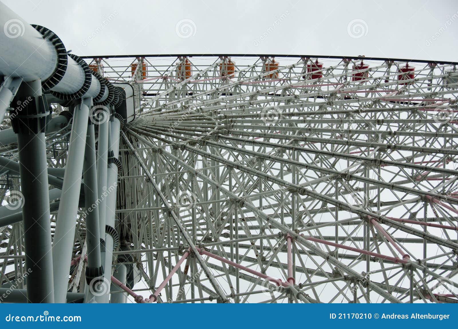 Big Wheel Steel Construction Stock Photo - Image of fair, ferris: 21170210