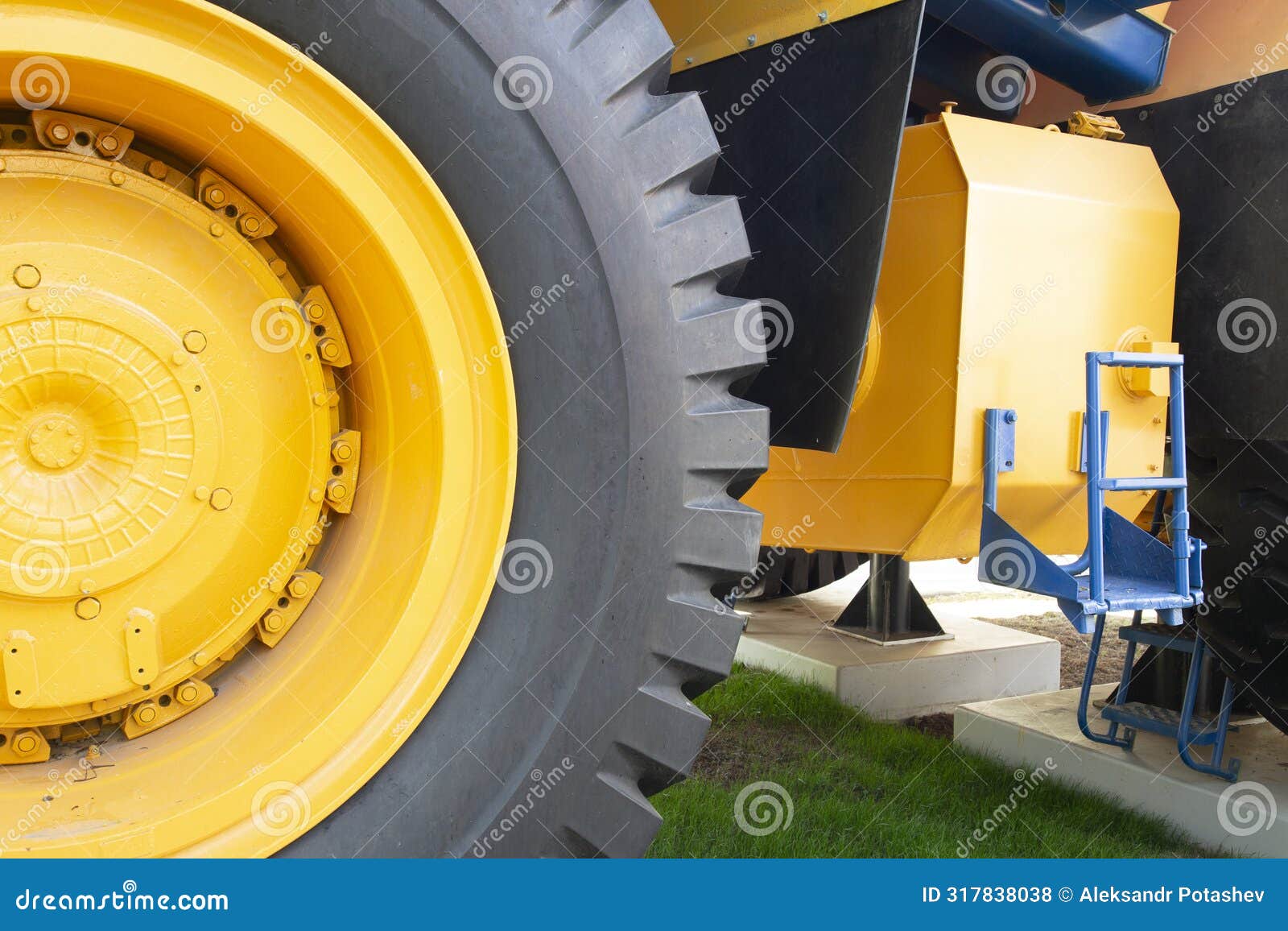 Big Wheels of a Big Quarry Truck Stock Photo - Image of construction ...