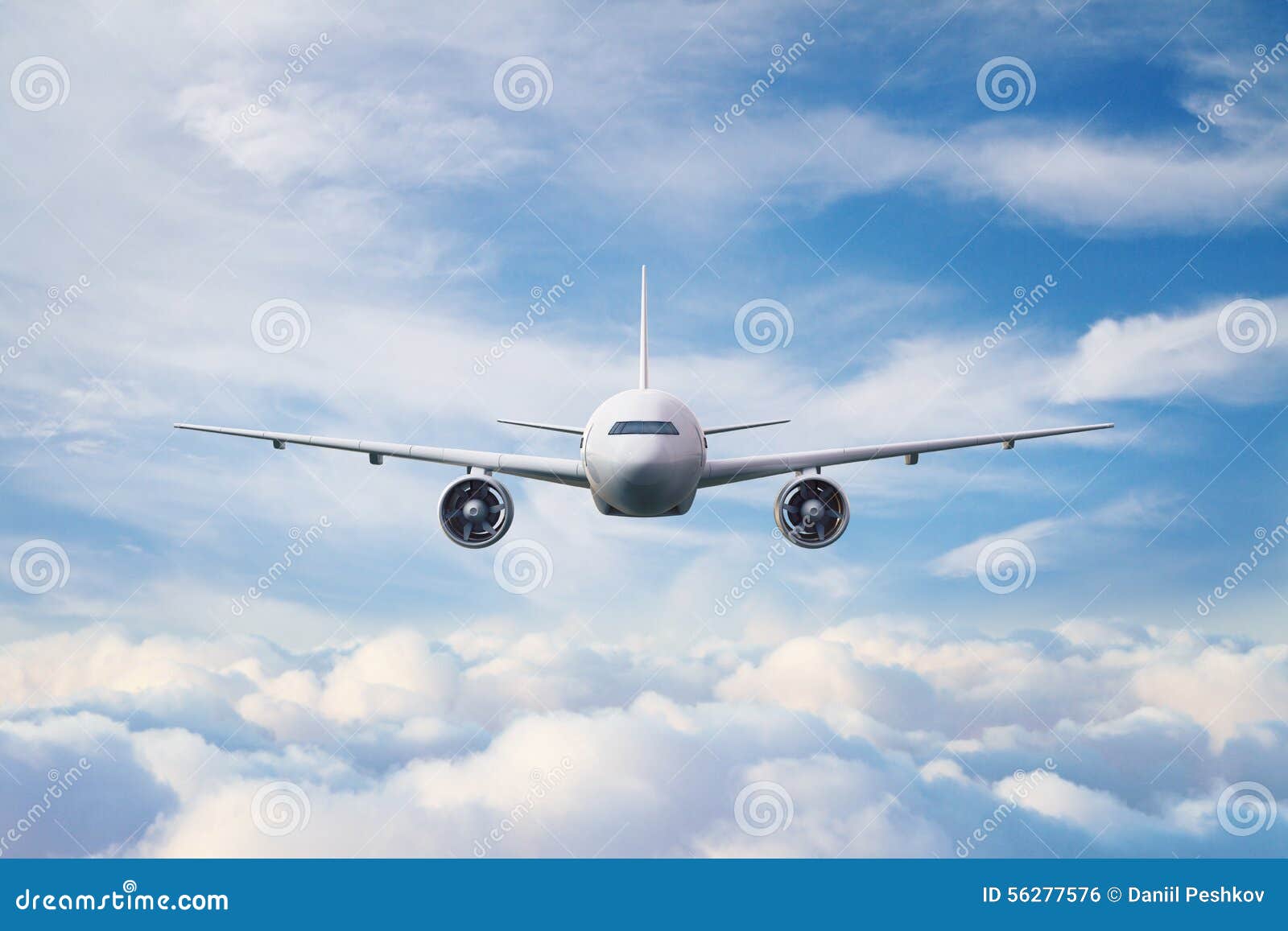 Big white airplane stock photo. Image of aviation, speed - 56277576