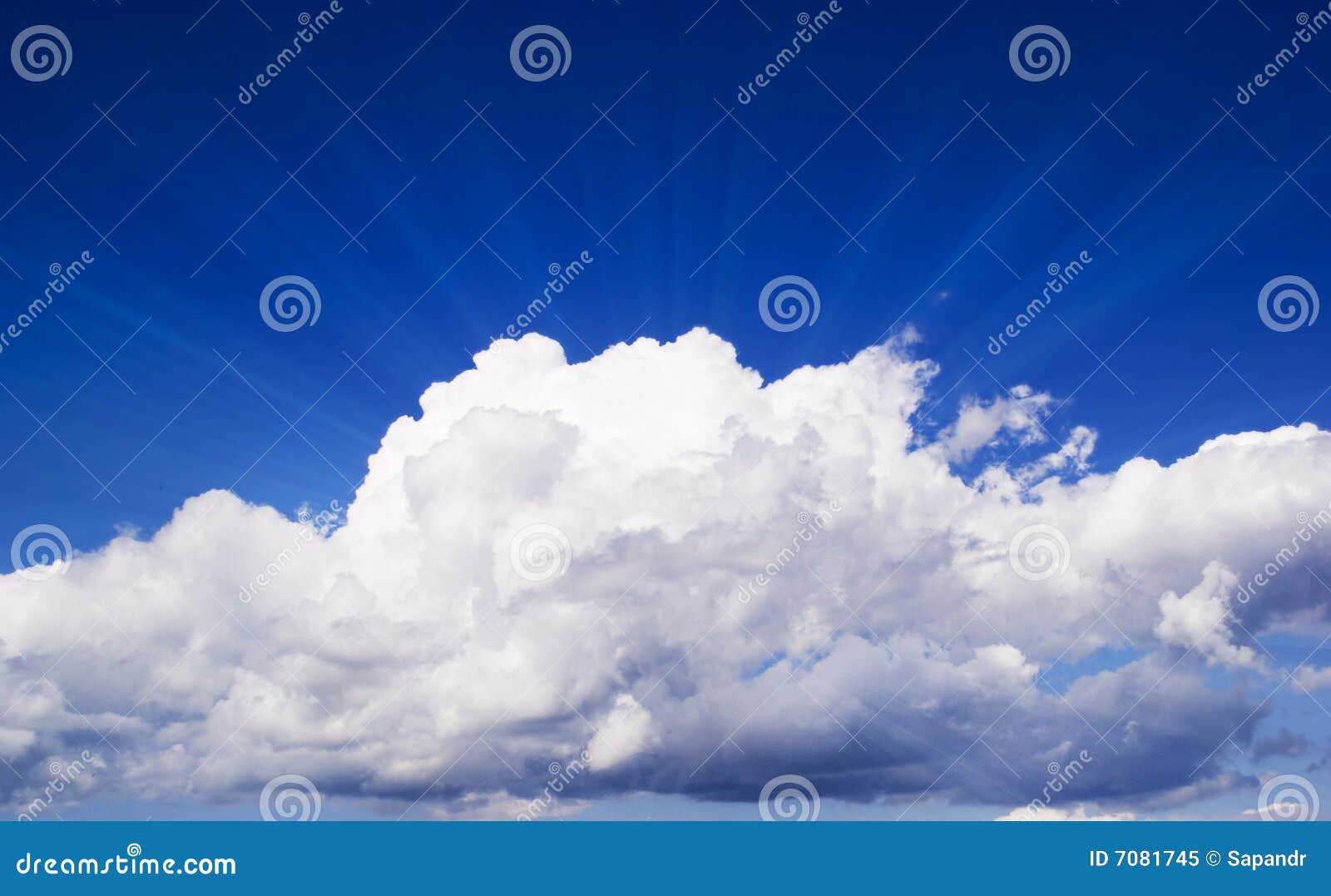 Big white cloud stock image. Image of view, space, stratosphere - 7081745