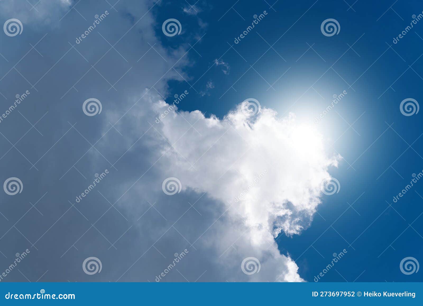 Big White Cloud on a Warm Summer Day Stock Photo - Image of cloud ...