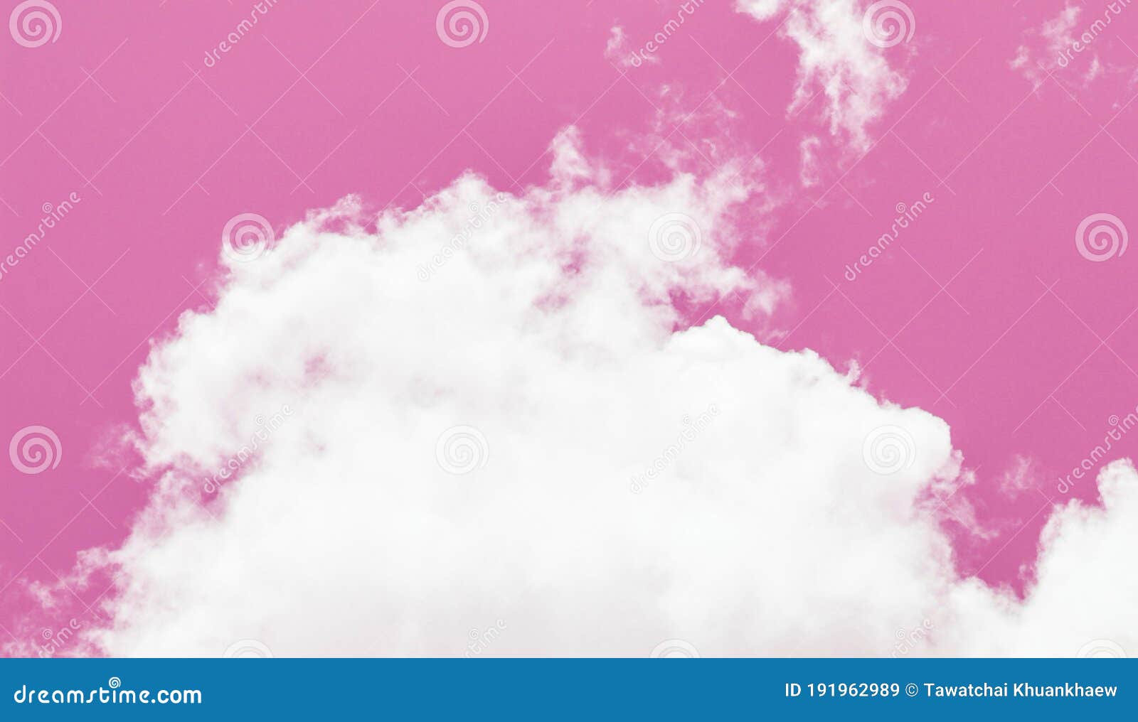 Big White Clouds and Pink Sky Stock Image - Image of fluffy, pastel ...