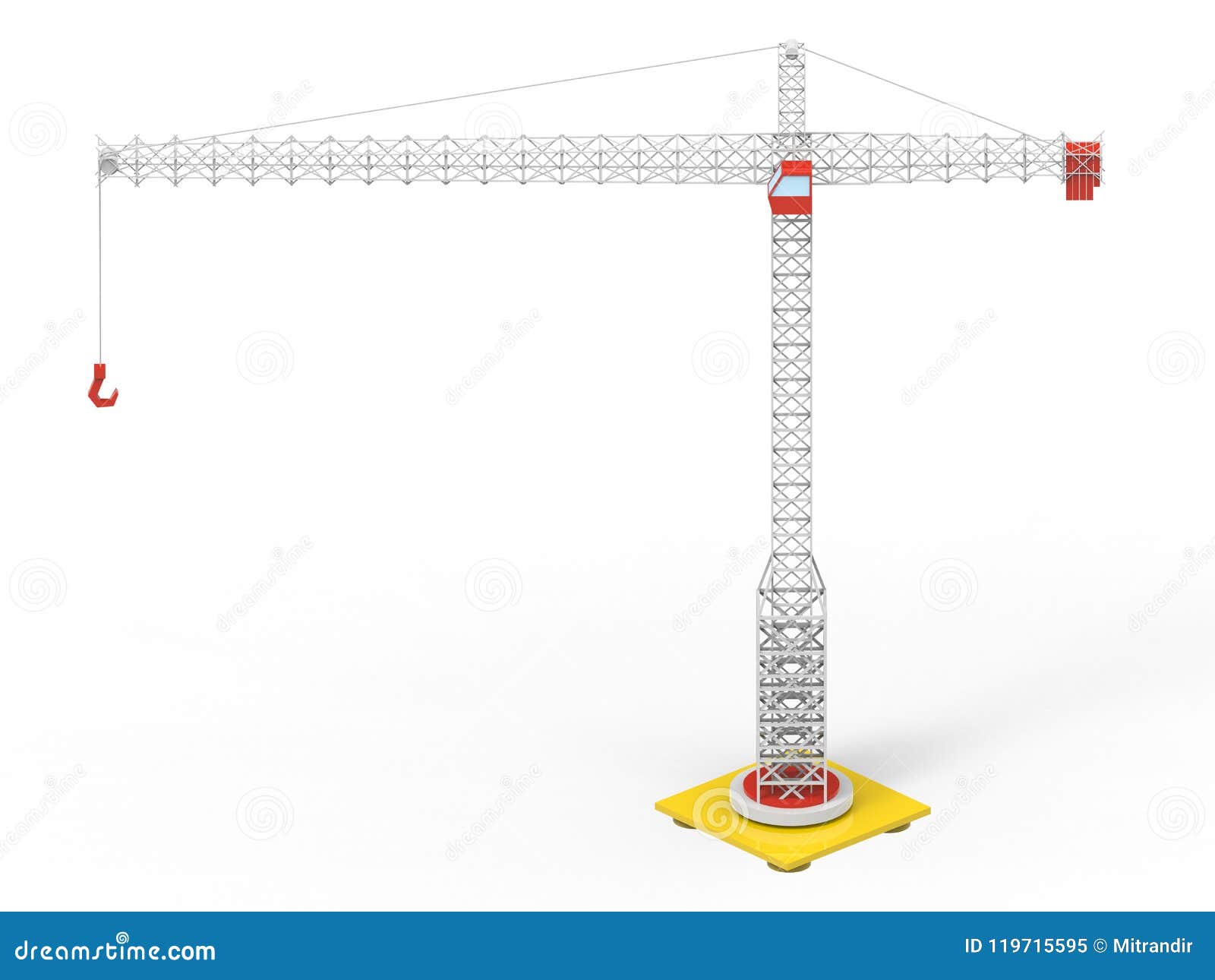Crane Side View Continuous Line Drawing Cartoon Vector | CartoonDealer ...