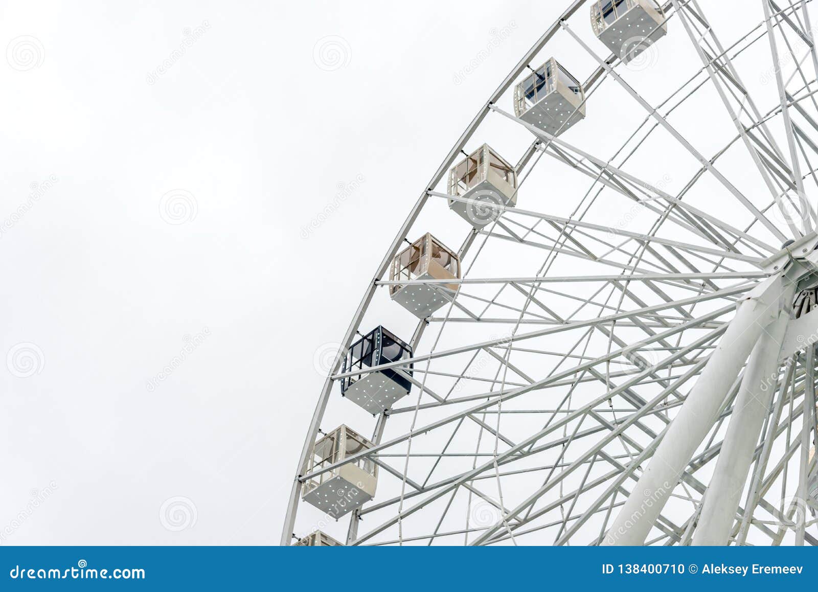 Big White Ferris Wheel Full Frame Stock Photo - Image of love, book ...