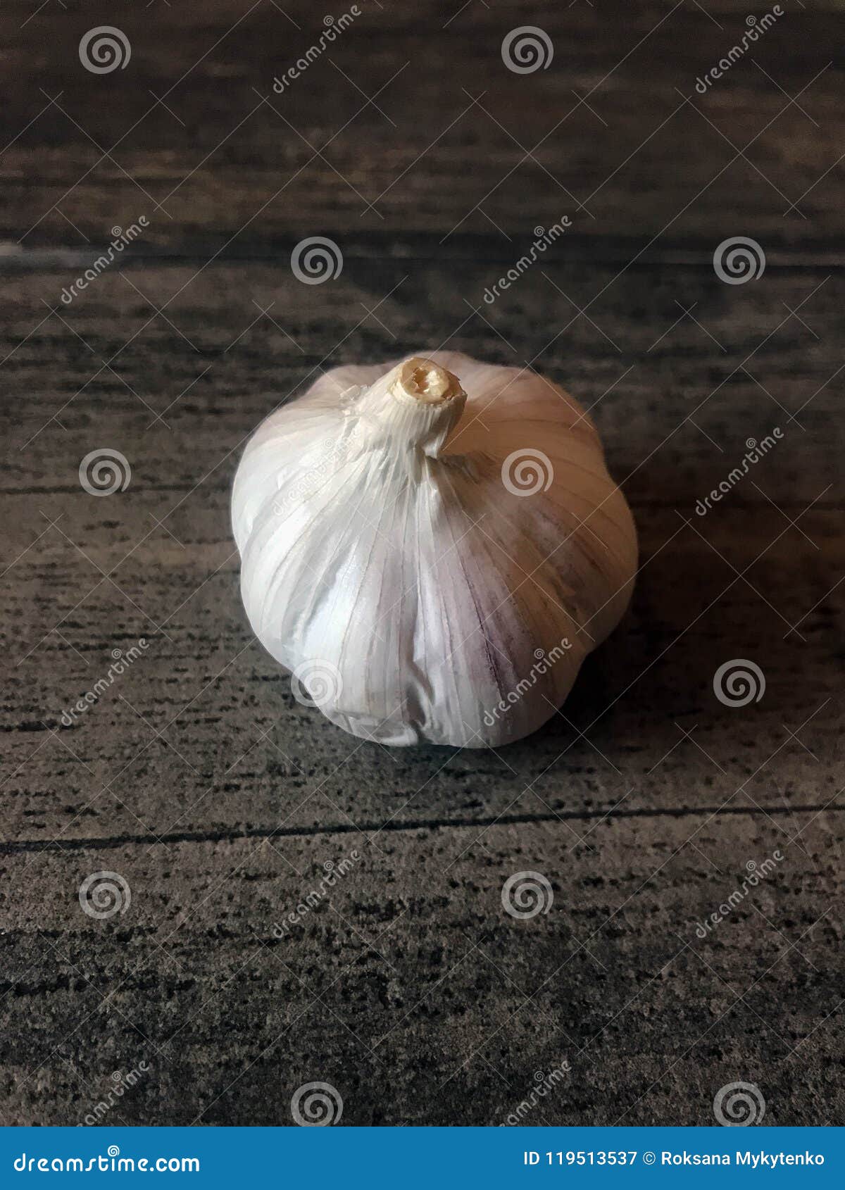 Big White Garlic on a Table Stock Image - Image of onion, health: 119513537