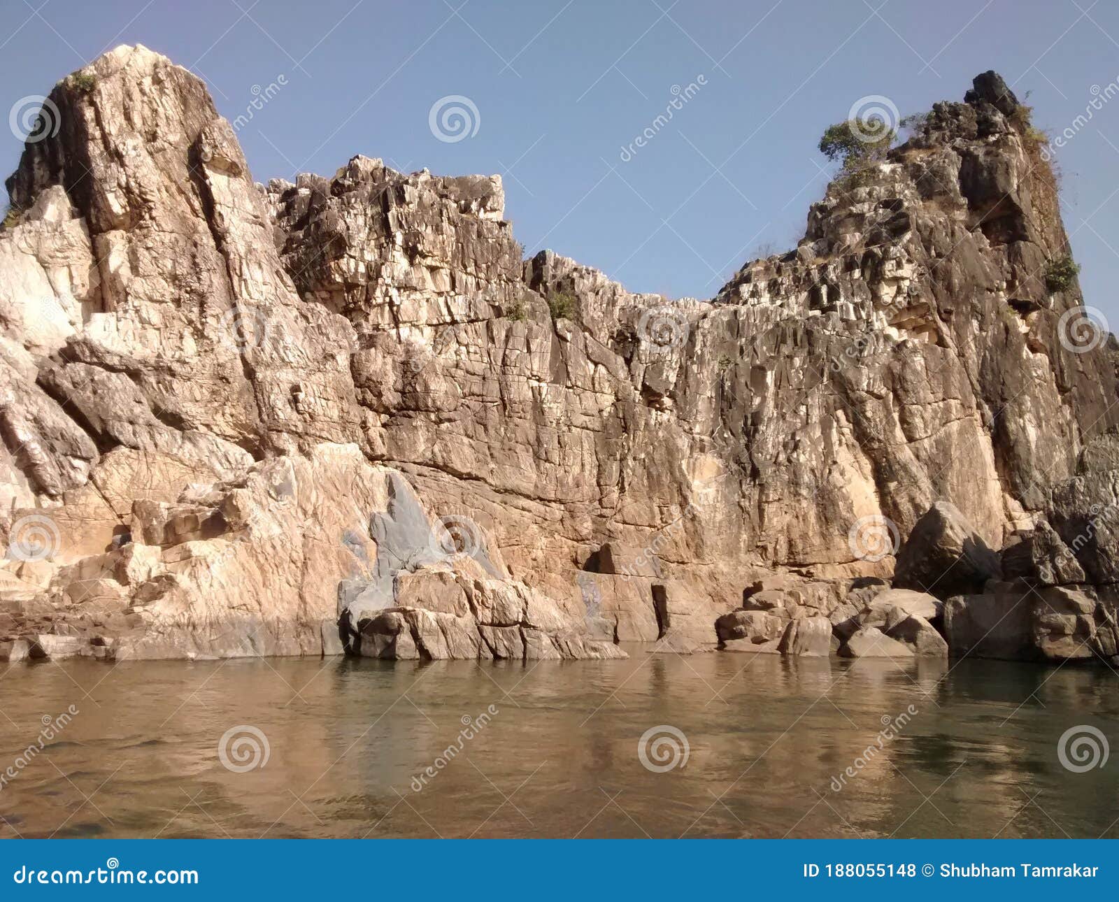 Bhedaghat Tourism Place Stock Photos - Free & Royalty-Free Stock Photos ...