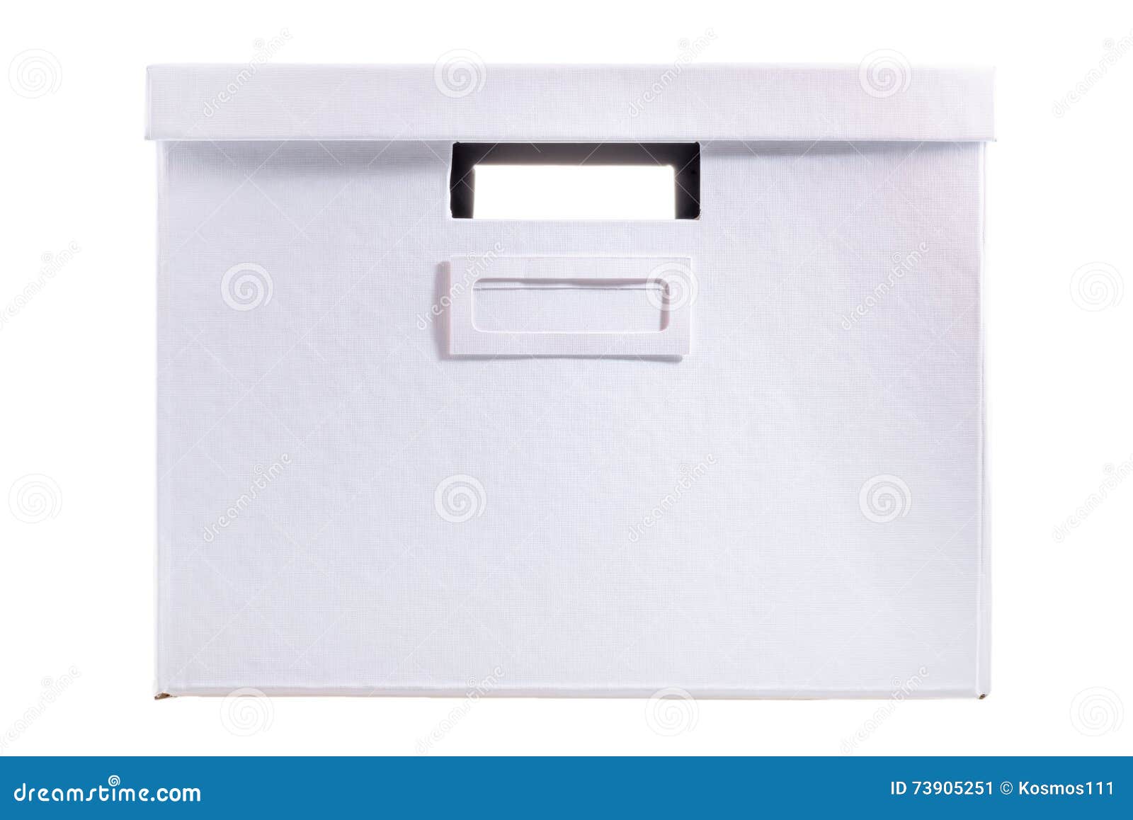 Big White Office Box Isolated Stock Image - Image of paper, isolated ...