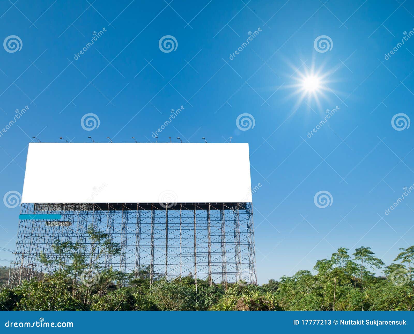Big white sign stock image. Image of blue, large, clear - 17777213