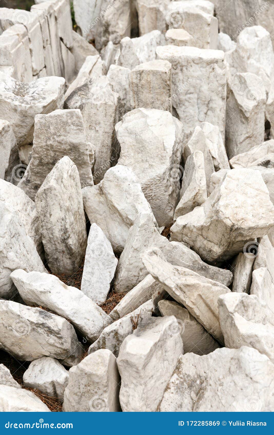 Big White Stones. Stones Remains of the Ruins of the Acropolis Stock ...