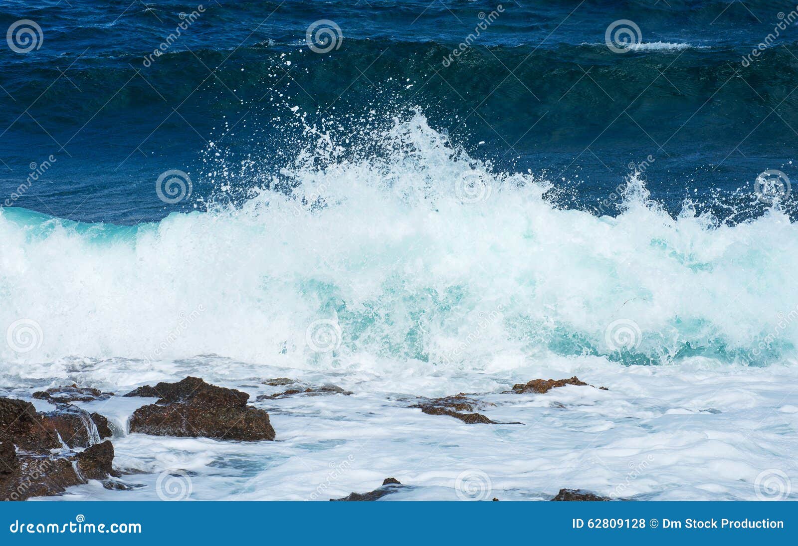 Big windy waves. stock photo. Image of rough, flood, cliffs - 62809128