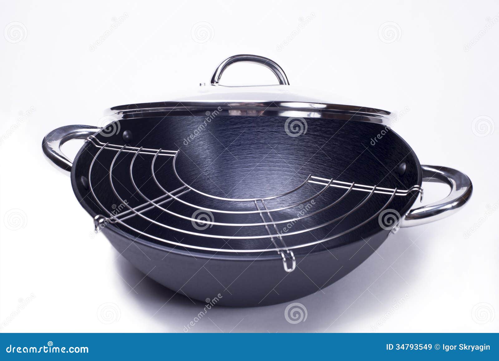 Big wok stock image. Image of chinese, japanese, implements - 34793549