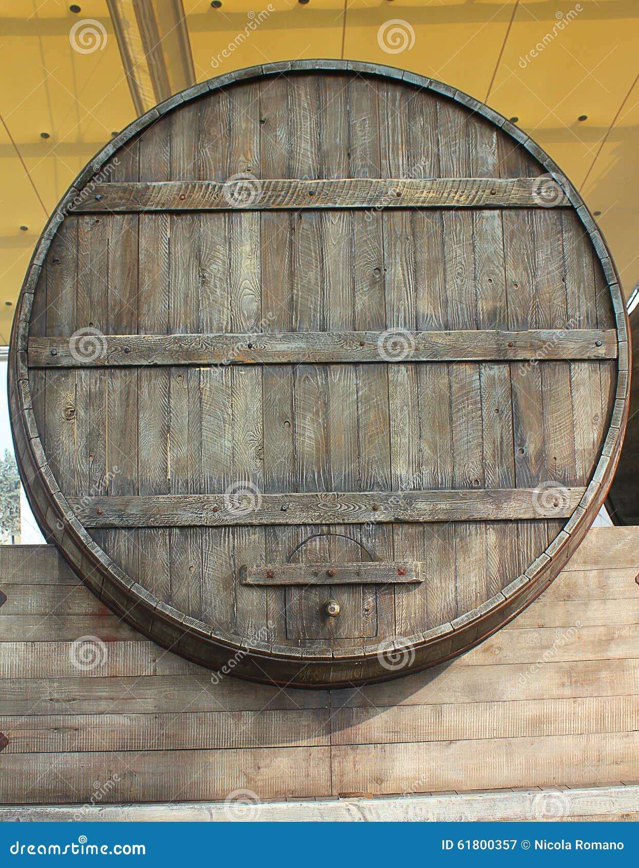 Big wood barrel stock image. Image of cask, wine, storage - 61800357