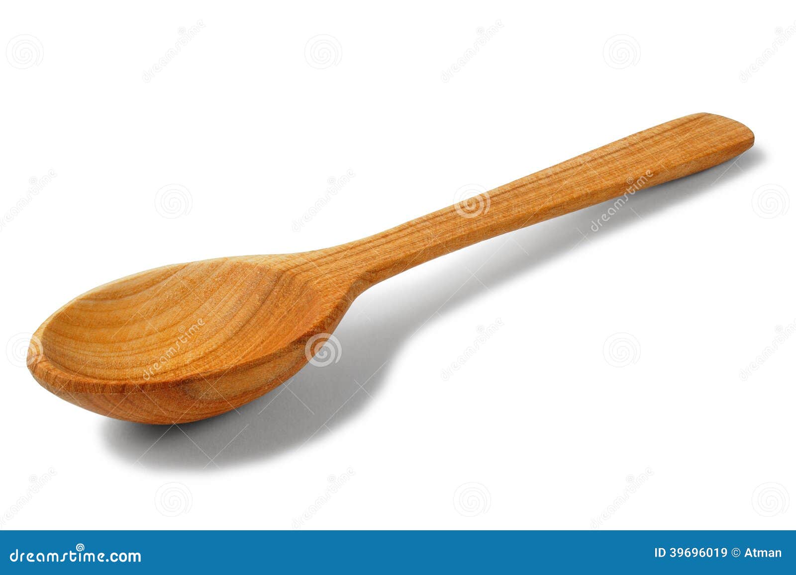 Big wooden spoon stock image. Image of cutlery, wooden - 39696019