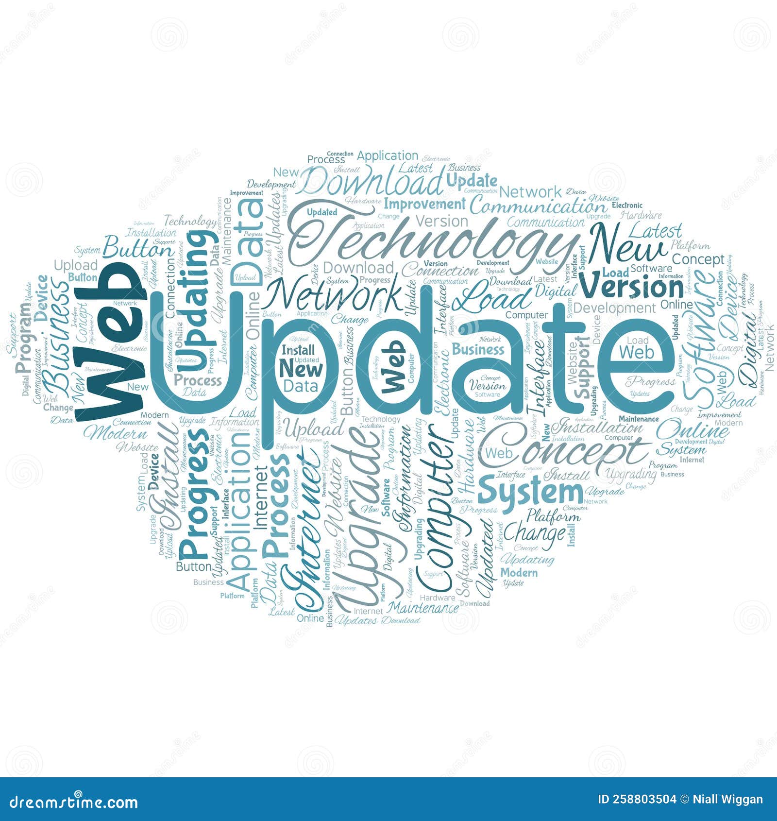 Big Word Cloud in the Shape of UFO with Word Update. Make Something ...