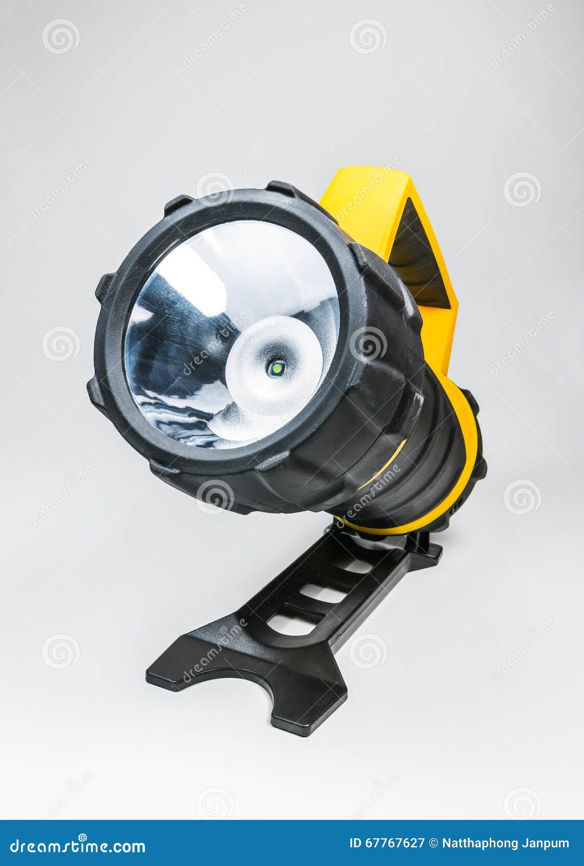 With A Flashlight In Hand A Child Bravely Faces The Monster Under The ...