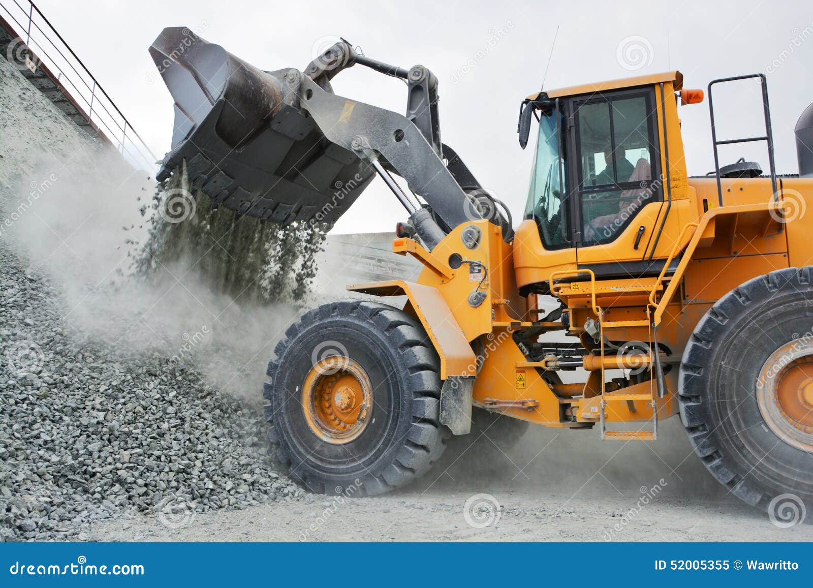 Yellow Mining Truck Disassembled Into Parts, Cab, Body, Electric Motor ...