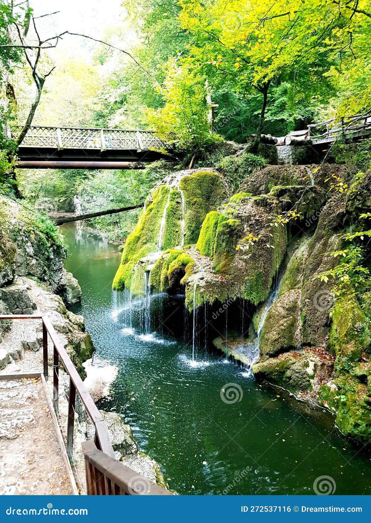 Bigar Waterfall in Mountains of Romania Stock Photo - Image of bigar ...