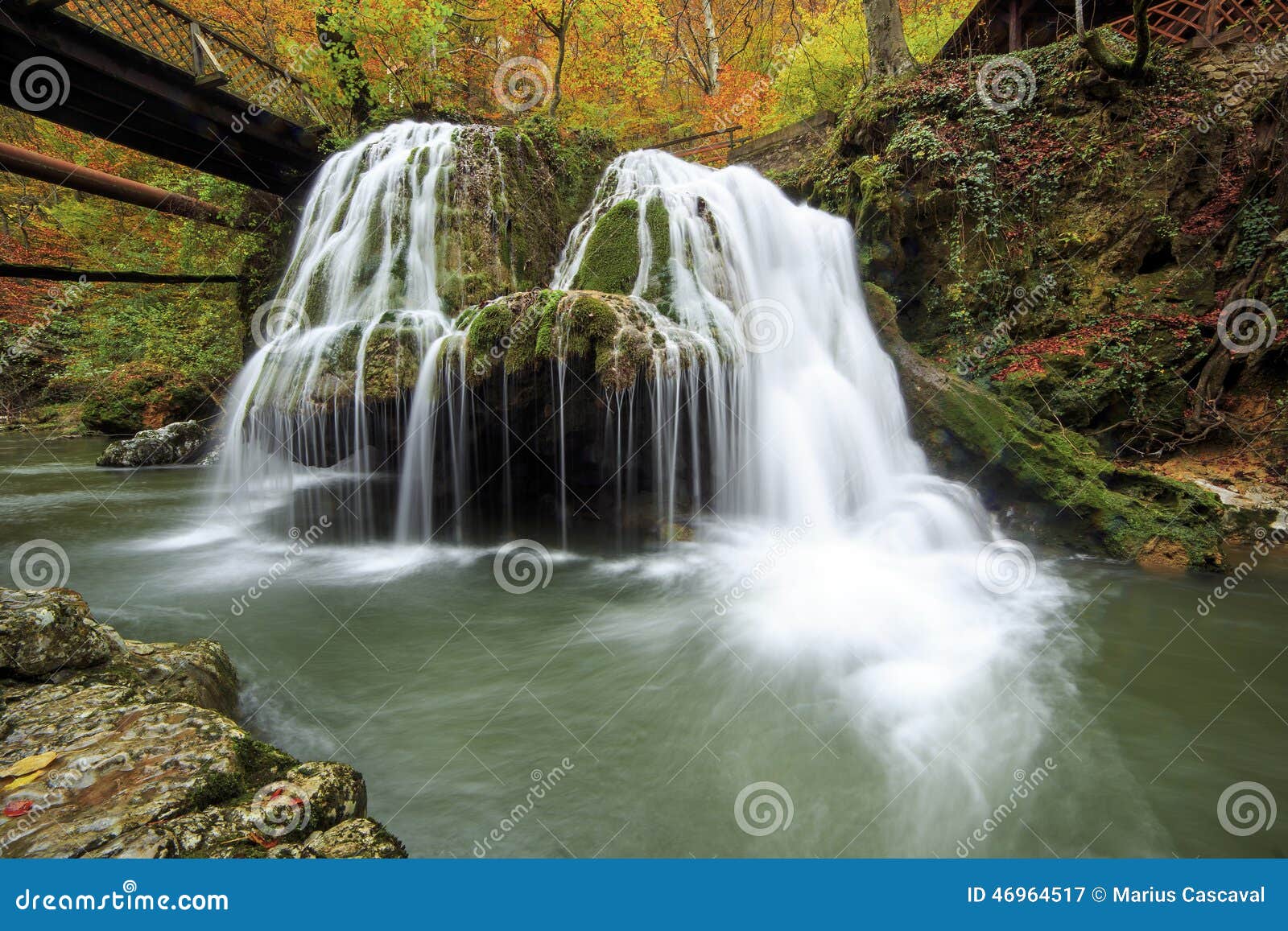 Bigar waterfall,Romania stock image. Image of conserve - 46964517