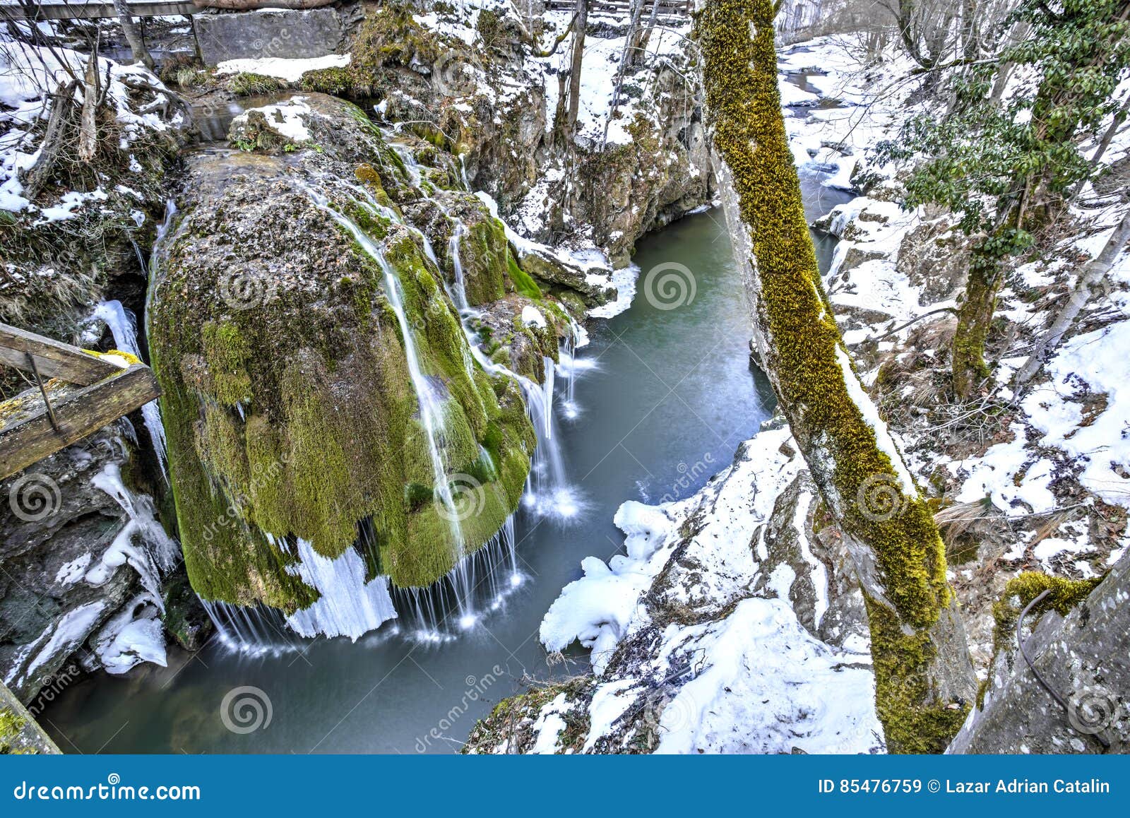 Bigar waterfall, Romania stock image. Image of natural - 85476759