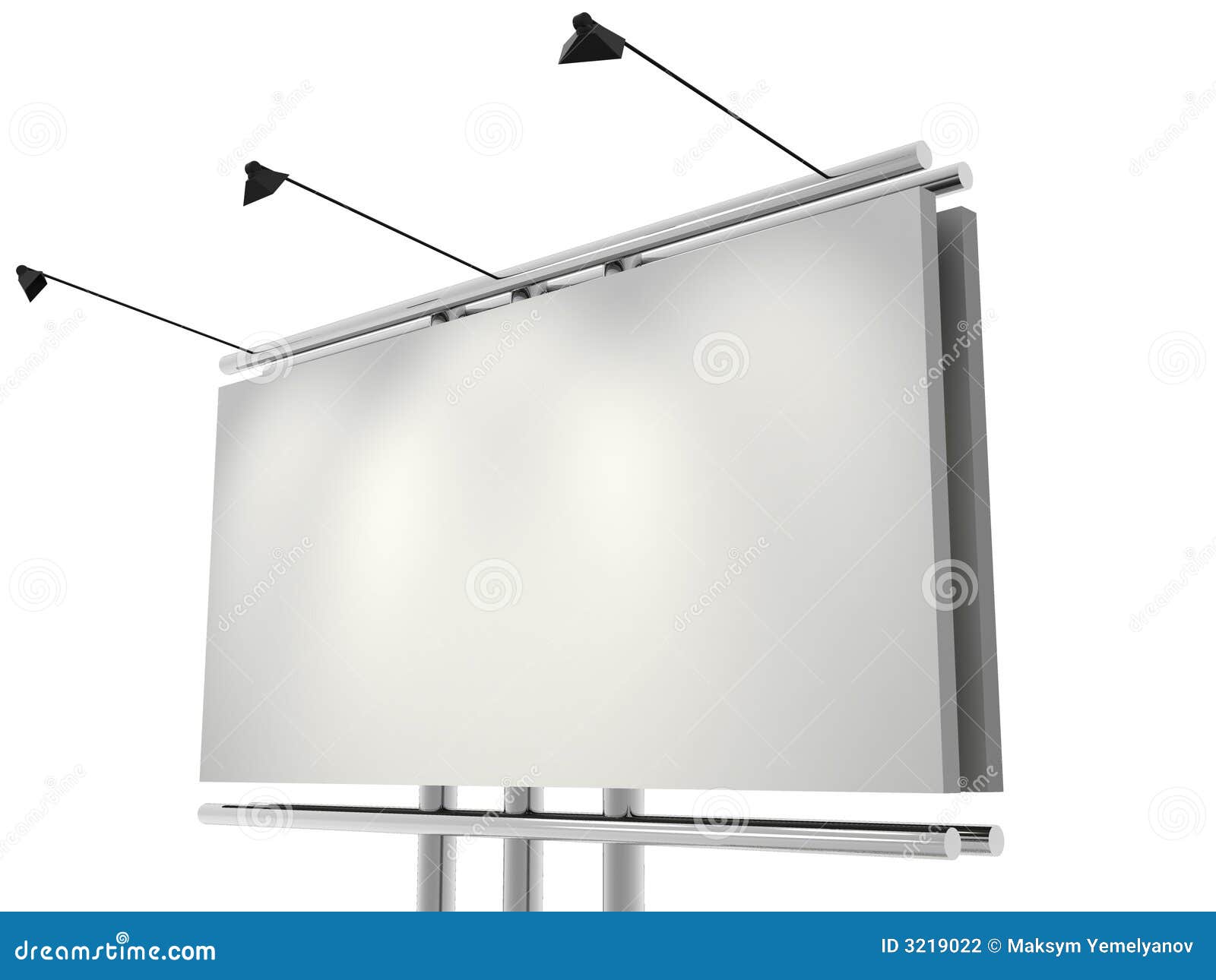 Bigboard stock illustration. Illustration of blue, advertise - 3219022