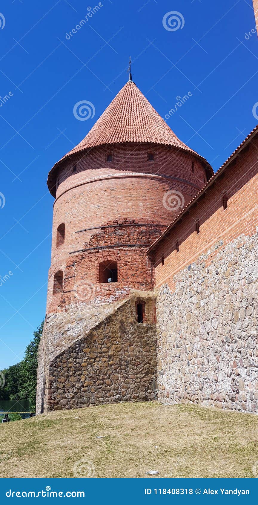 The Biggest Castle in Lithuania Stock Photo - Image of preserved ...