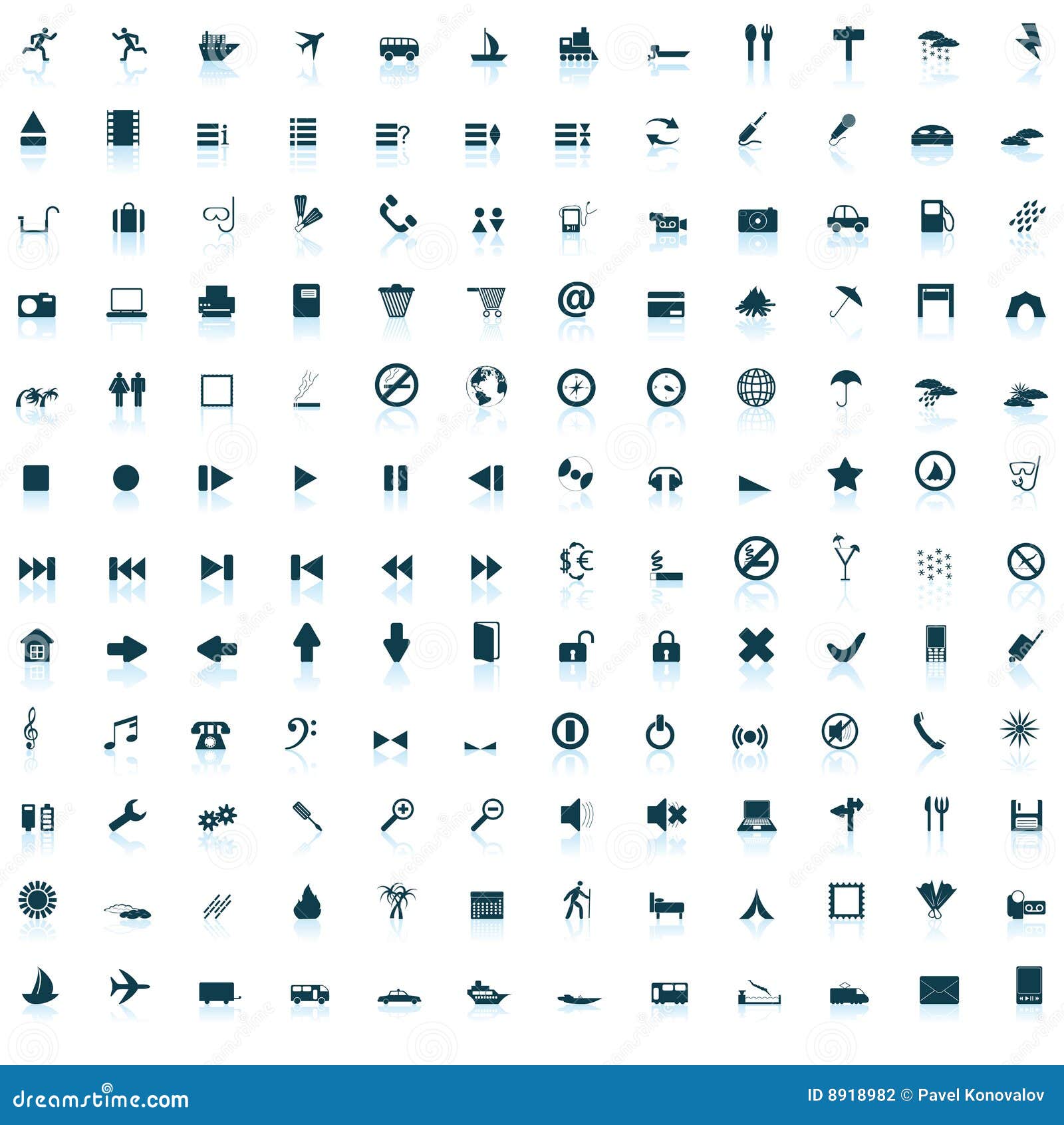 Biggest icon collection stock vector. Illustration of home - 8918982