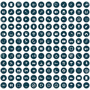Biggest icon collection stock vector. Illustration of file - 8919034