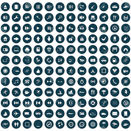 Biggest icon collection stock vector. Illustration of file - 8919034