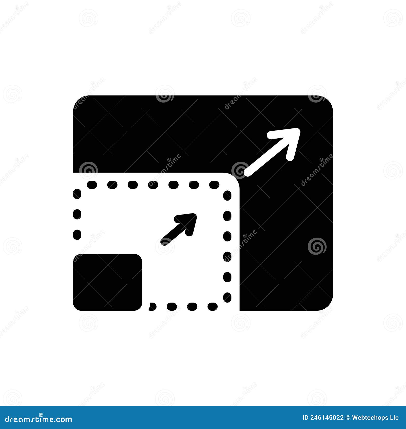 Black Solid Icon for Biggest, Maximum and Greatest Stock Vector ...