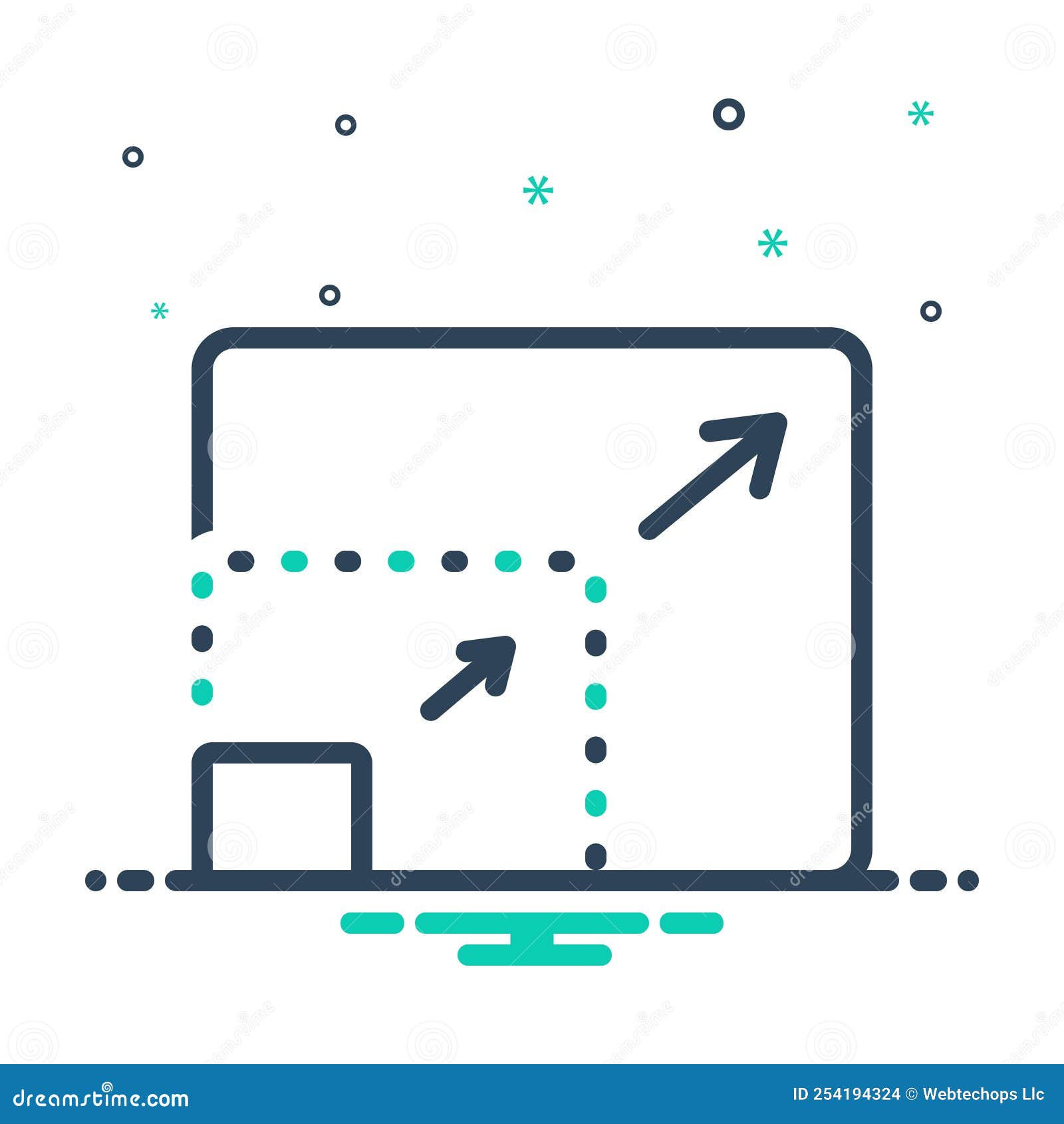 Mix Icon for Biggest, Maximum and Greatest Stock Illustration ...