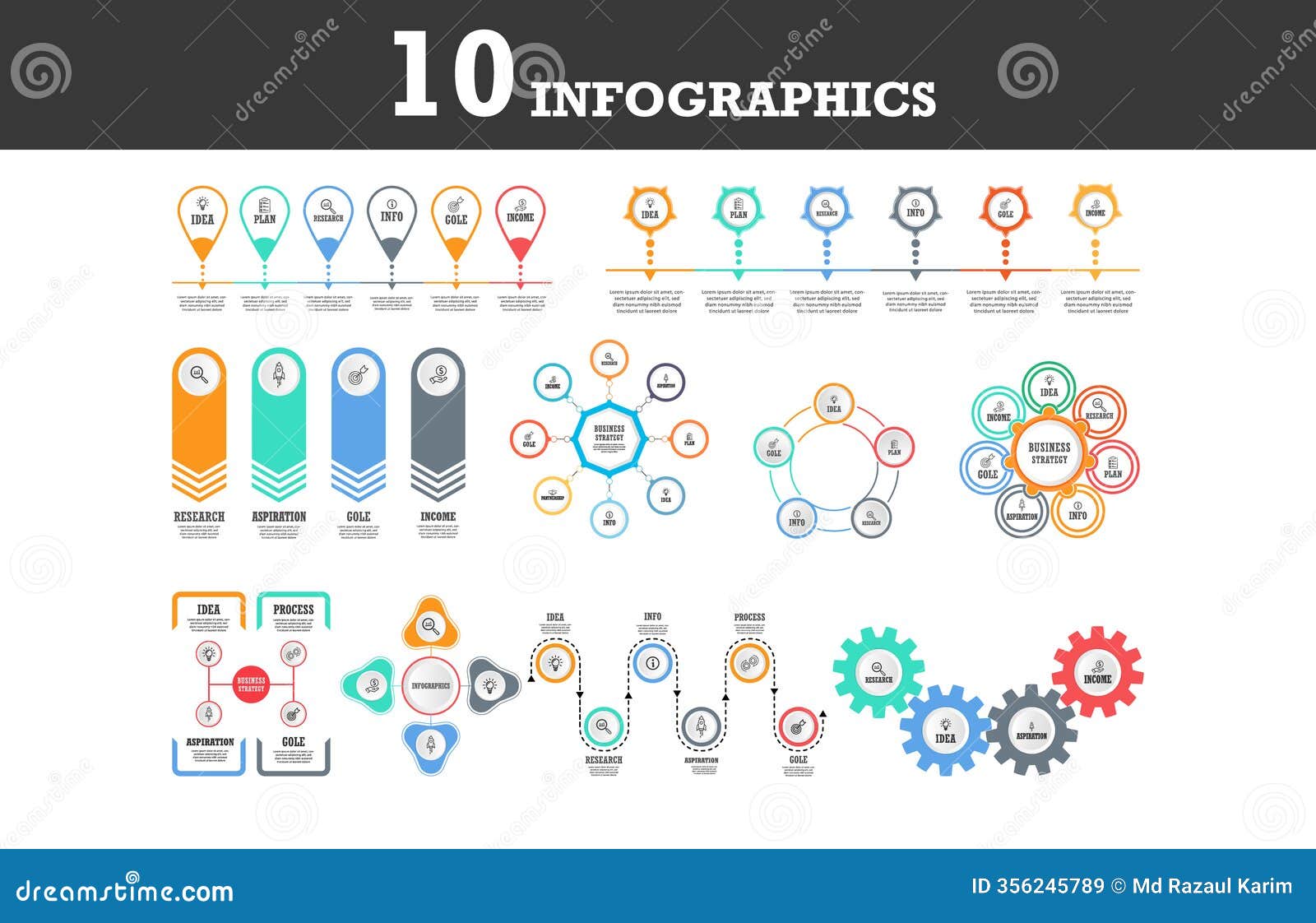 The Biggest Infographics Bundle Ever - Includes 200 Presentation ...