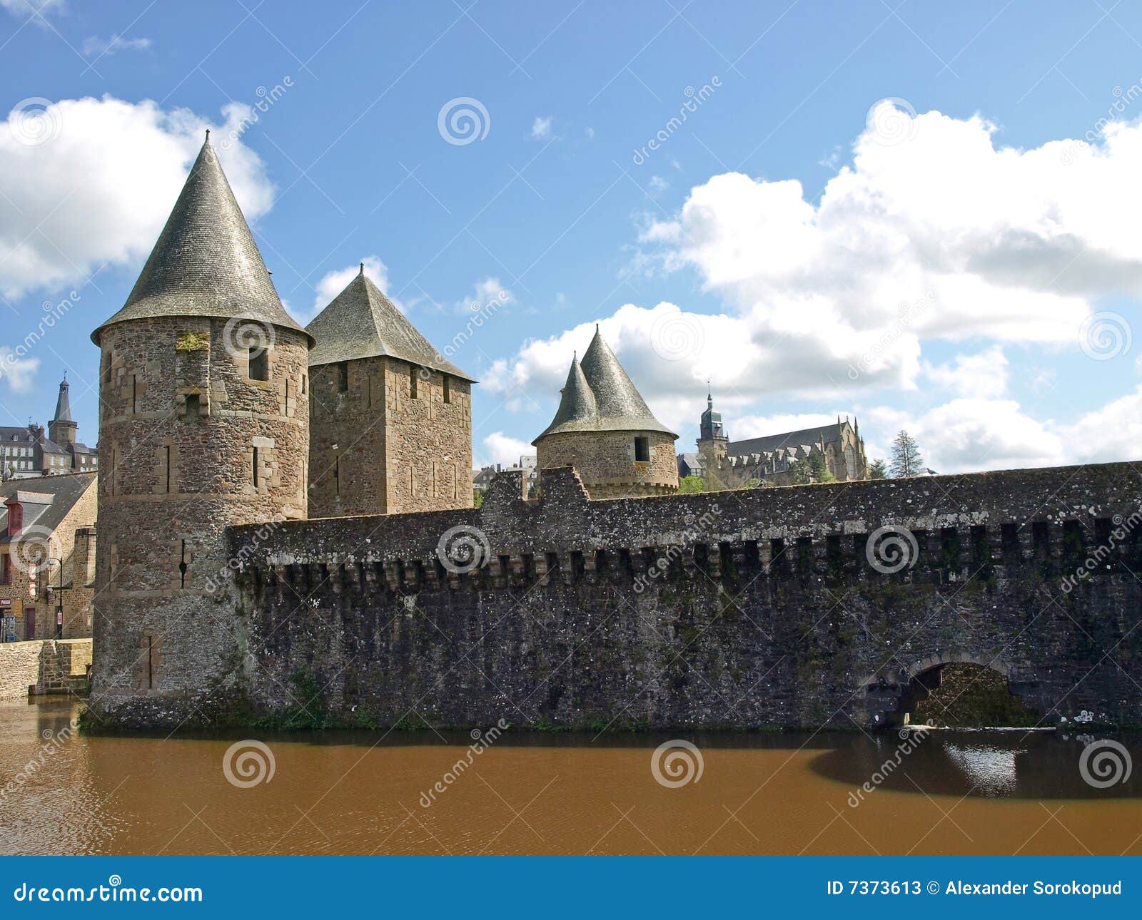 Biggest Medieval French Fortress Stock Image - Image of history, france ...
