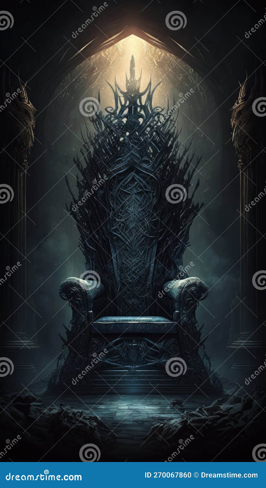 King On Throne Art