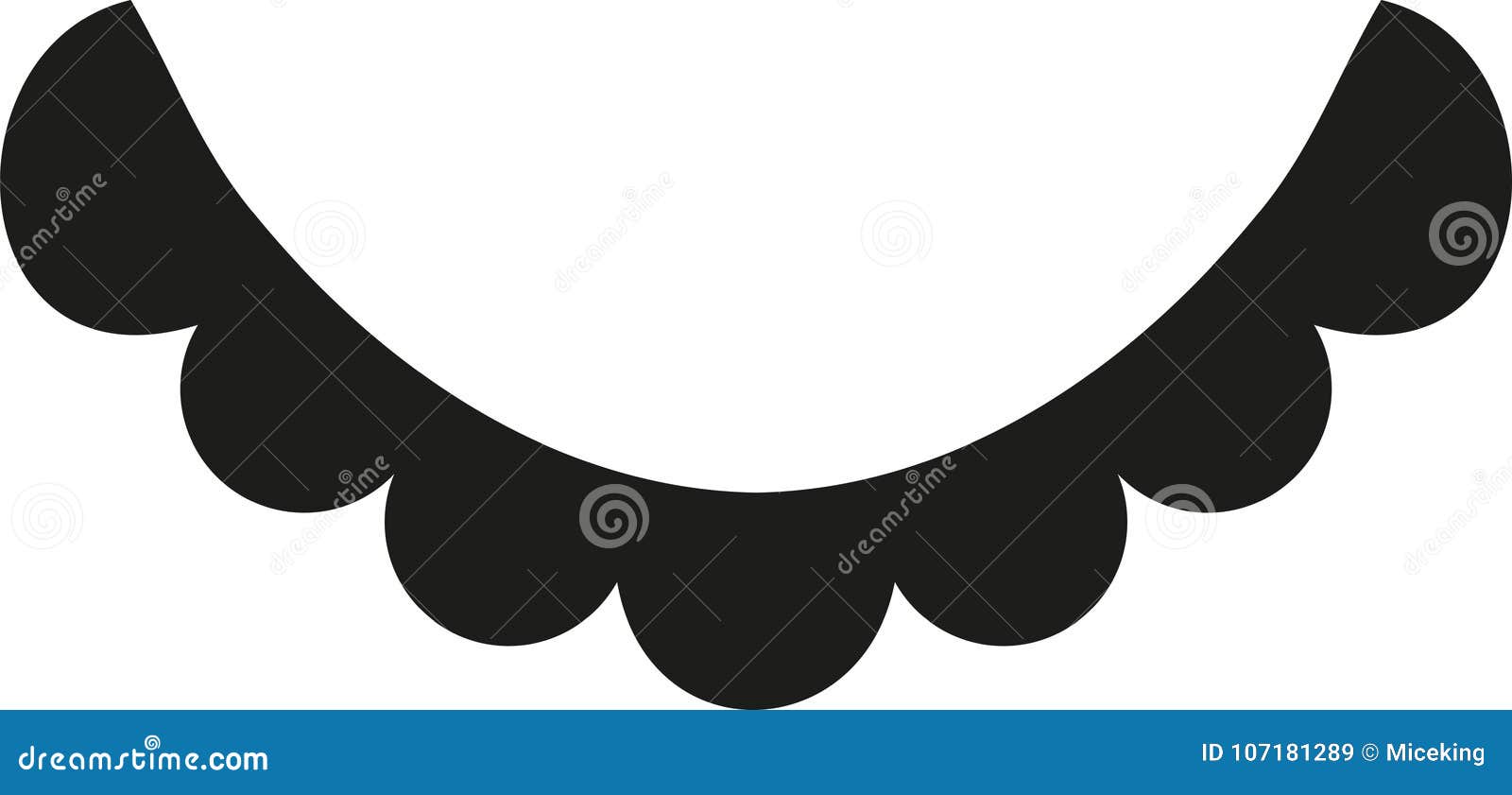 Bigode super de Mario ilustração do vetor. Ilustração de pictograma ...