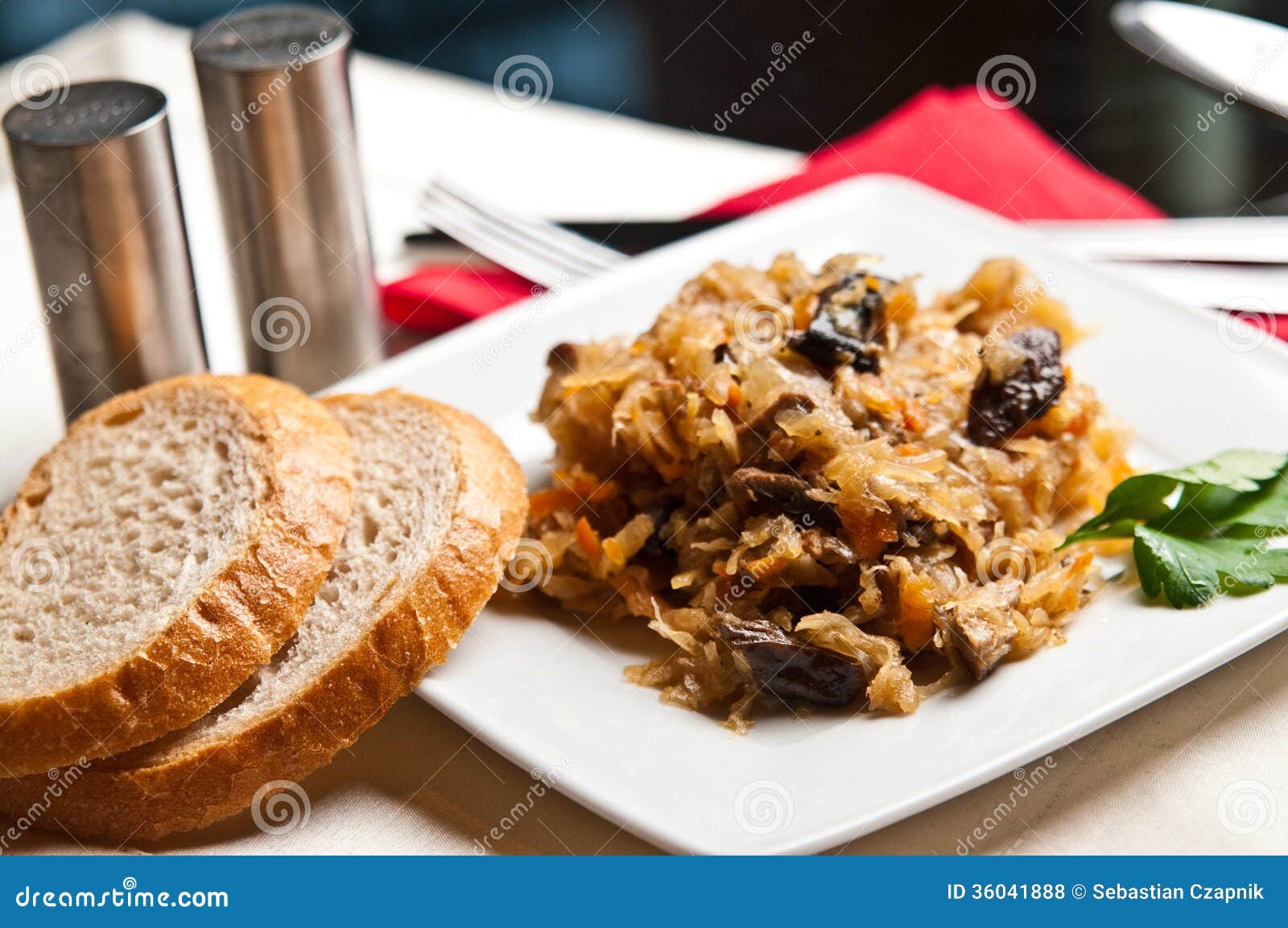 Bigos (cocina Polaca De La Comida De La Col) Foto de archivo - Imagen ...