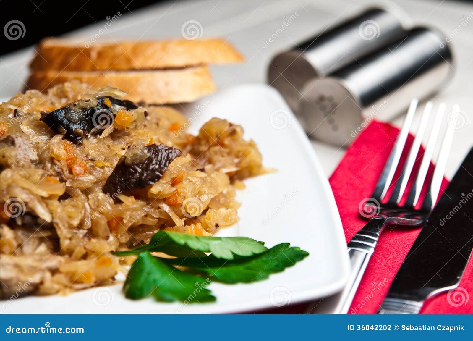Bigos (cocina Polaca De La Comida De La Col) Foto de archivo - Imagen ...