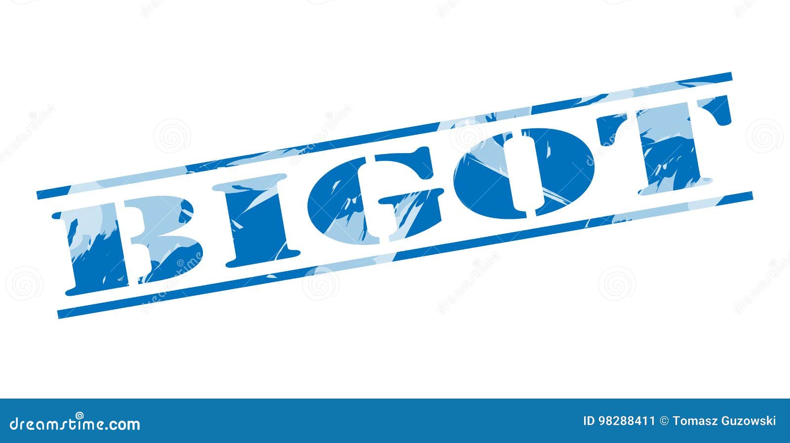 Bigot blue stamp stock illustration. Illustration of huge - 98288411